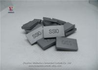 China SS10 Tungsten Cemented Carbide Inserts for Cutting Limestone Granite 14.6x9.8x5mm for sale