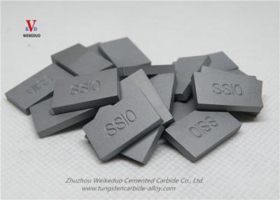 China Tungsten Carbide Brazed Tips for Stone Cutting 20x12x3.2mm Wear Resistant for sale