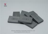China Tungsten Carbide Inserts 20x12xT3.0mm for Stone Cutting Machines Precision Grade YG8 for sale