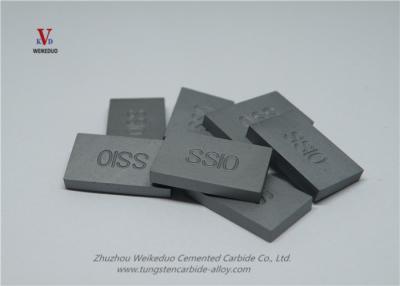 China Tungsten Carbide Inserts 20x12xT3.0mm for Stone Cutting Machines Precision Grade YG8 for sale