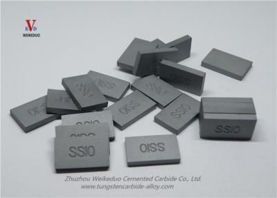 China Indexable Tungsten Carbide Saw Tips 14.6x9.8x5mm Thin Custom Carbide Inserts for Stone Cutting for sale