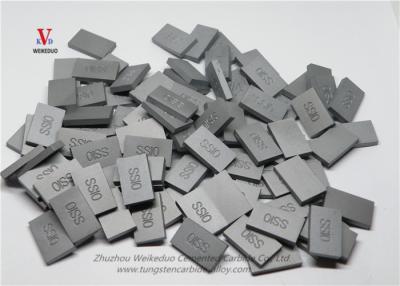 China Cemented Tungsten Carbide Inserts SS10 for Granite Marble Stone Cutting 14.6x9.8x5mm for sale