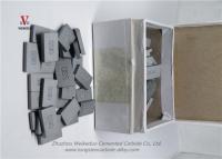 China Non Standard Tungsten Carbide Teeth Durable Carbide Turning Inserts 12x12x4mm YG8 Grade for sale