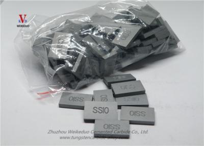 China SS10 Tungsten Carbide Inserts for Cutting Limestone Tuff Granite 14.6x9.8x5mm for sale