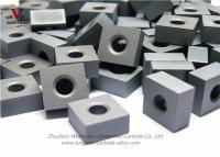China Square Carbide Turning Inserts Precision Metal Lathe Carbide Inserts HRA 91.5 ISO P10 for sale