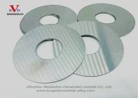China Industrial Tungsten Carbide Disc Cutter YG10 YG15 Sintered Cutting Blade OD 400mm for sale
