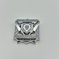China Frost fire Series Knife Company Lapel Pin Promo Silver Tone Soft Enamel pin for sale