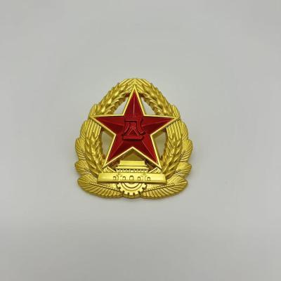 China Supply Chinese PLA Air Force Cap Hat Badge with Collar insignia for sale