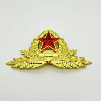 China Metal pin badge gold badge high quality factory custom metal pins gold laple pins for sale