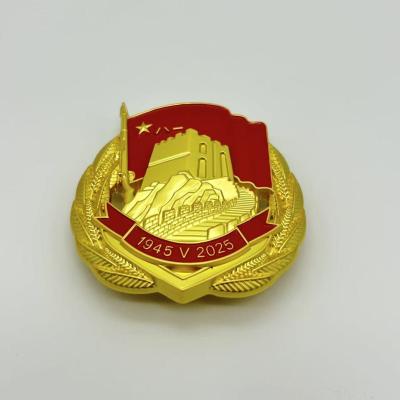 China Surplus Chinese Army Type 85 Hat Badge PLA Badge Cap Badge for sale