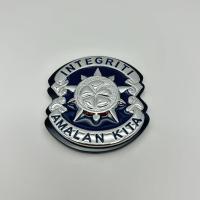 China Malaysia badge high quality custom pins cup badge Malaysia cap pins lapel for sale