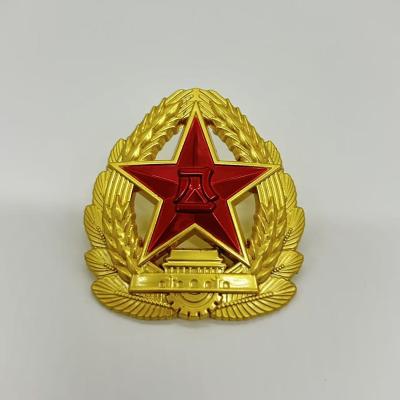 China The metal cap badges metal pins army laple pin custom for sale