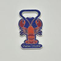 China Promotional Jumbo size lobster shape magnetic bottle opener for sale