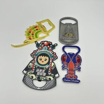 China Strong refrigerator magnet. Solid metal construction for the opener,Custom shape welcome for sale