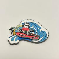 China Custom Rotating fridge magnet with hard enamel technology for sale