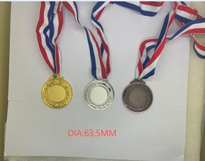 China Factory custom blank medals with ribbon, Accept UV print your own logo for sale
