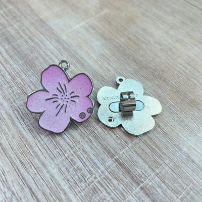 China Starbucks Sakura Cherry Blossom Enamel Pin, Pink Glitter Flower Lapel Pin, Coffee Shop Collectible for sale
