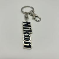 China Alphanumeric metal keyrings soft enamel crafts  letters keychains custom for sale
