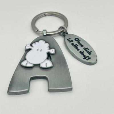 China Personalized keychain Retro style metal keyrings for gifts for sale