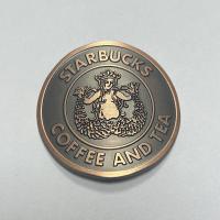 China Starbucks Siren Vintage Metal badge, Retro 