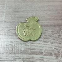 China Hello Kitty Apple Shaped Gold Enamel Pin, Sanrio Character Collectible Lapel Pin for sale