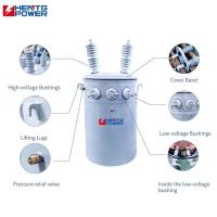 China Single Phase Pole Mounted Distribution Transformer Oil Cooling 15kVA 37.5kVA 100kVA 75kVA for sale