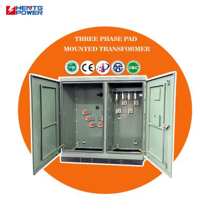 China 3 Phase Pad Mounted Power Transformer 225kva Iron Core Transformer IEC ANSI IEEE Standard for sale