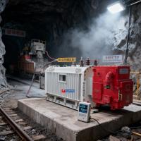 China 6kV/0.4kV 100kVA KBSG Series Dry-Type Explosion-Proof Movable Mining Transformer Substation 50/60Hz for sale