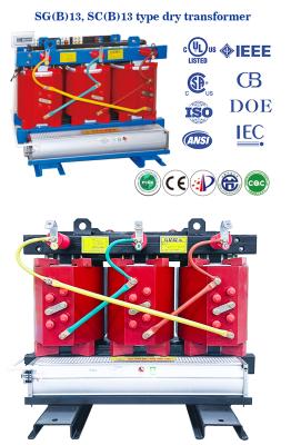 China Environment friendly 500kva distribution transformer 11kV 0.433kV dry type for Africa solar renewable energy and green projects for sale