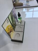 China Fireproof Acrylic POS Display with Customizable Dimensions and UV Printing and Engraving for Cosmetic Display Stand Retail Merchandising for sale