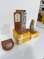 China Custom Modular Multi-Tiered POS Display with Backlit Lightbox for Retail Cosmetic Display Stand Fixture for sale