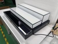 China High gloss Acrylic POS Display bases featuring custom artwork pattern printing and logo engraving to perfectly match your visual identity for sale