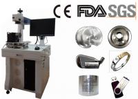 China 20W 50W Mini Fiber Laser Marking Machine with Raycus IPG Source for Metal Engraving 1064nm for sale