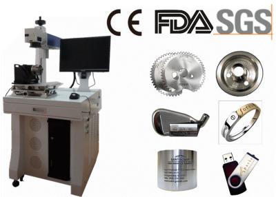 China 20W 50W Mini Fiber Laser Marking Machine with Raycus IPG Source for Metal Engraving 1064nm for sale