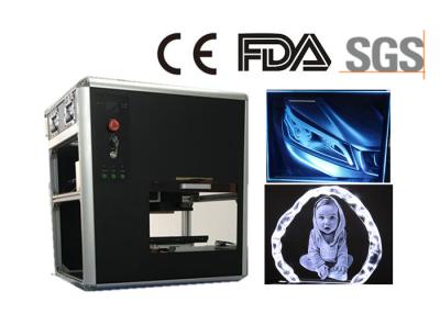 China Compact 3D Laser Engraving Machine 300x200x100mm for Custom Crystal Gifts for sale