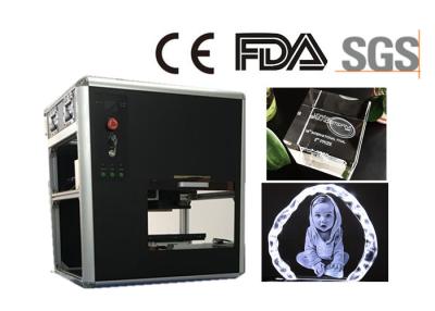 China 4000Hz 3D Glass Crystal Laser Engraving Machine with 532nm Green Laser and 300×200×100mm Work Area for sale