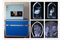 China STNDP-801AB3 3D Glass Engraving Machine 300x200x100mm Area 800W Power for Wedding Photography for sale