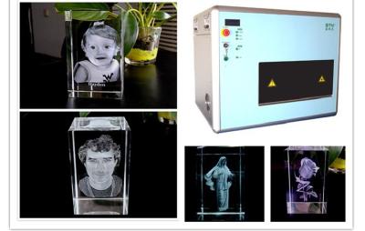 China 800-1200 DPI 3D Subsurface Laser Engraving Machine with 300×200×100mm Area and CE/FDA Certification for sale