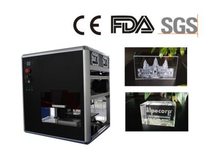 China Mobile Photo Crystal Gifts Mini Laser Engraver Single Phase Powered for sale