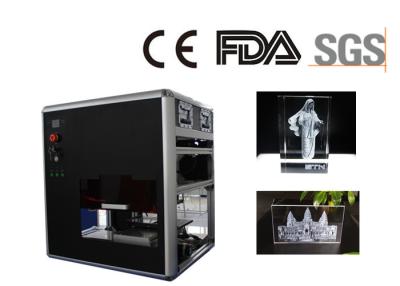 China 4000Hz 532nm Green Laser Engraving Machine for Crystal Glass Subsurface 3D Engraving 300x200x100mm for sale