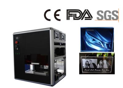 China Portable 4000Hz 3D Laser Glass Engraving Machine with 300×200×100mm Area and Diode Pumped Nd:YAG Technology for sale