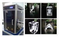 China 800W 3D Glass Crystal Laser Engraving Machine with 120×200×100mm Work Area and Air Cooling System for sale