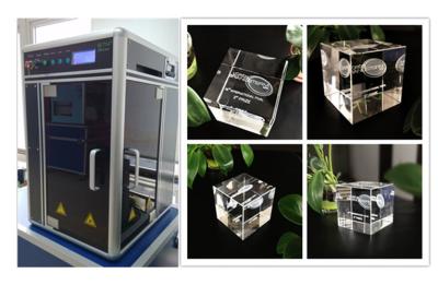 China Portable 3D Crystal Laser Engraving Machine STNDP-801AB1 | 120×200×100mm Engraving Area | 200,000 Dots/Min Speed for sale