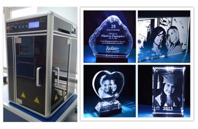 China Portable Subsurface Laser Engraving Machine for Glass & Crystal - 120×200×100mm Area, 800-1200 DPI Resolution for sale