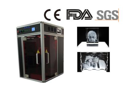 China 3W 3D Glass Laser Engraving Machine with 120×200×100mm Work Area and Air Cooling System for sale