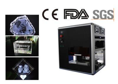 China Portable 3W Crystal Laser Engraving Machine - 300×200×100mm Area, 180K Dots/Min Speed | STNDP-801AB3 for sale