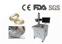 China QR Code 3D Metal Marking Machine with 10W Laser Power and 1064nm Wavelength for Industrial Engraving for sale