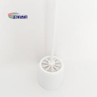China 12.5cm Handle Cleaning Brush Microfiber With Filtration Cup White Plastic Bristle for sale
