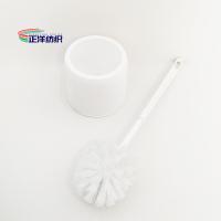 China 12.5cm Handle Cleaning Brush Microfiber With Filtration Cup White Plastic Bristle for sale