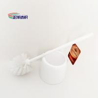 China 12.5cm Handle Cleaning Brush Microfiber With Filtration Cup White Plastic Bristle for sale